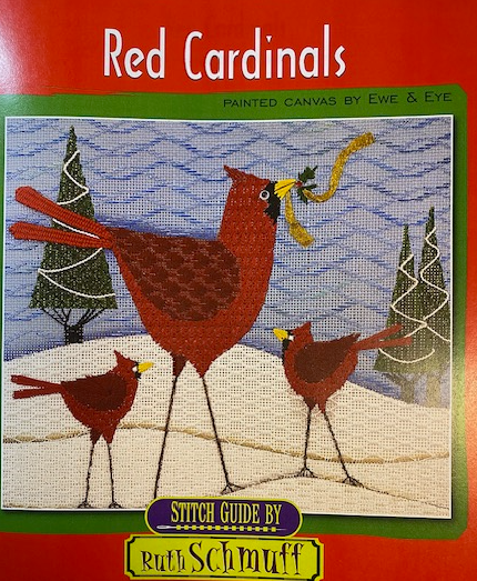 Red Cardinals Kit – Stitched Up Needleworks